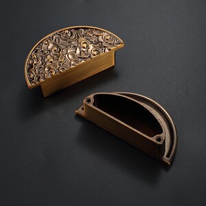 New Chinese Style Handle Wooden Cabinet Door Handle Paired Handle ...