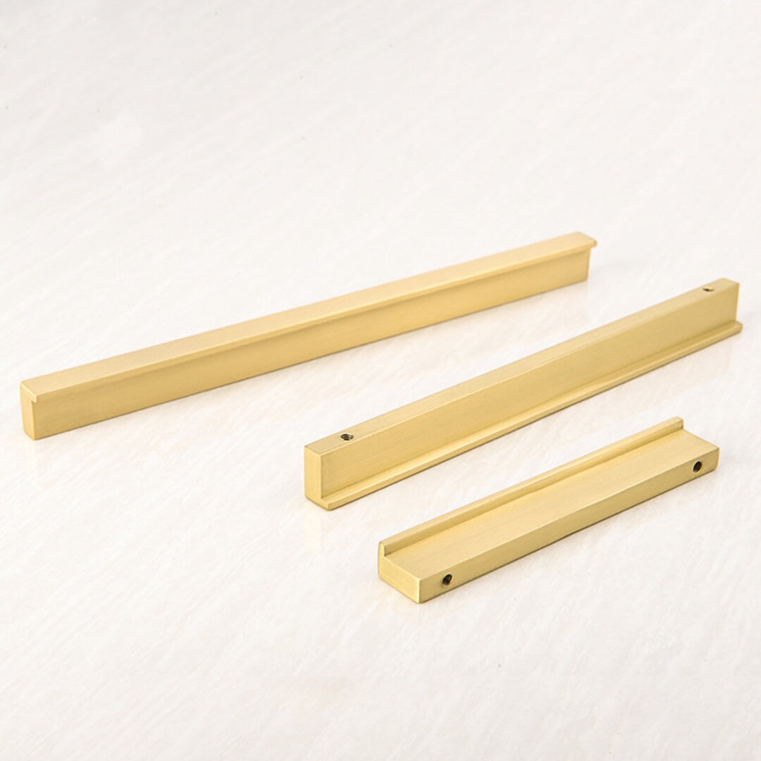 Brass Handles Round Solid Single Hole Drawer Small Handles - Etsy