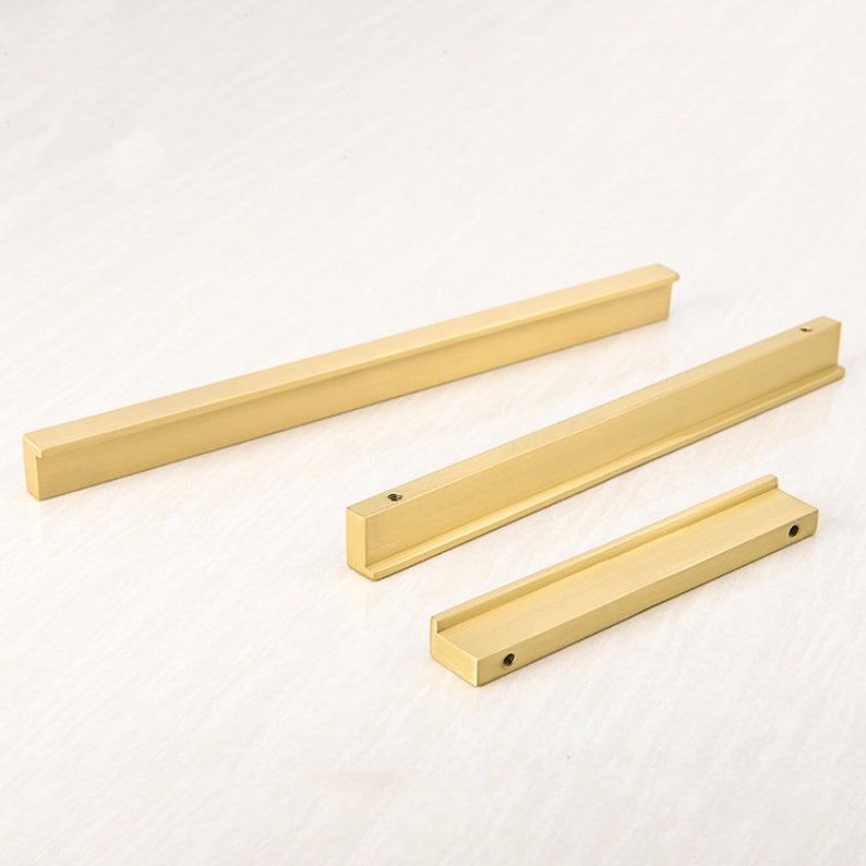 Brass Handles Round Solid Single Hole Drawer Small Handles - Etsy