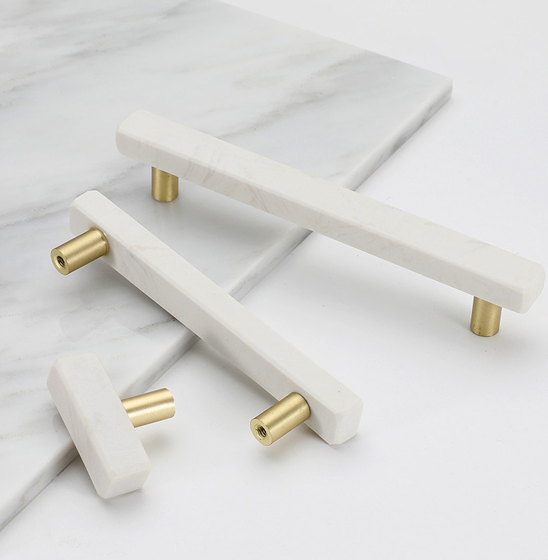 Modern Minimalist Cabinet Drawer Marble Handle Nordic Cabinet Wardrobe ...