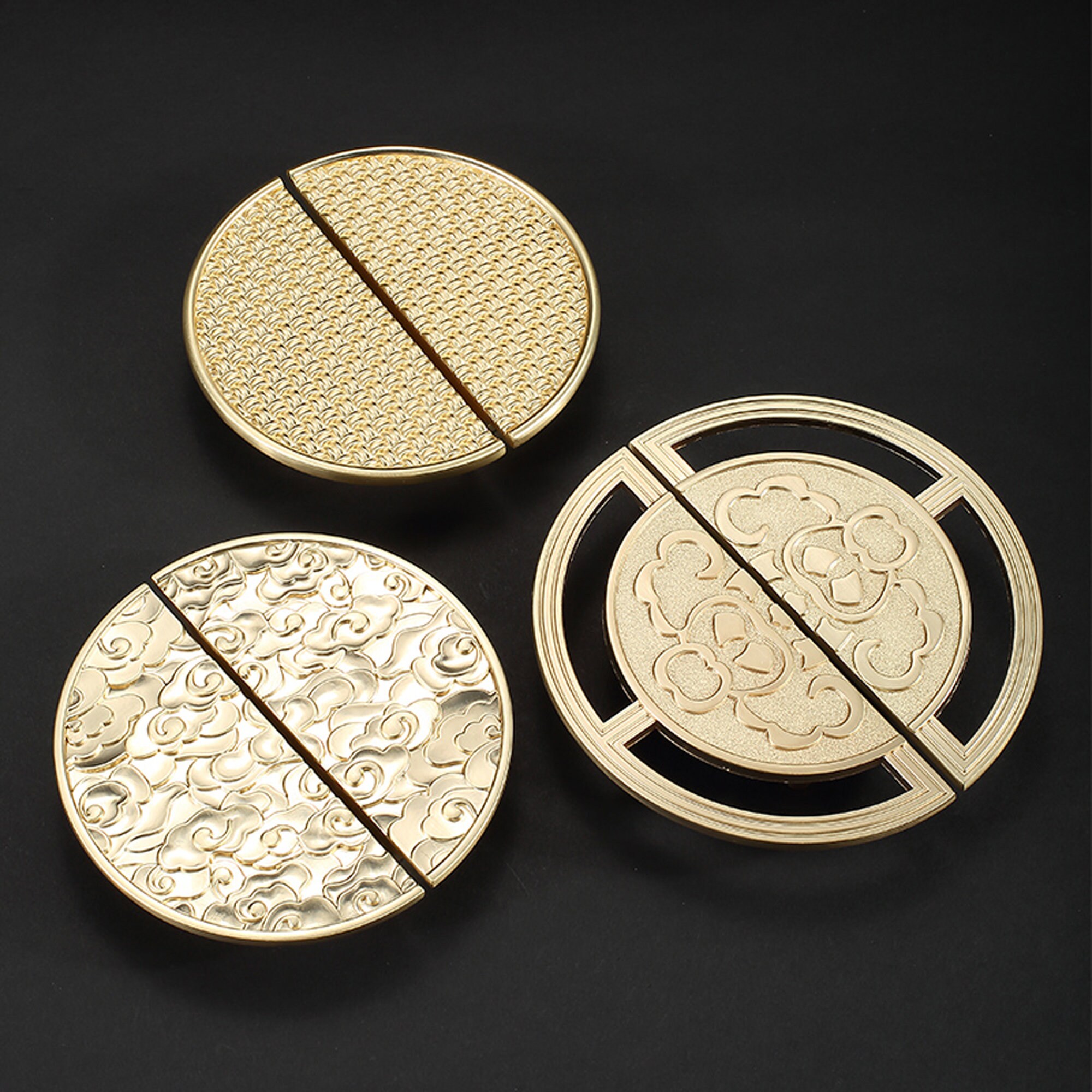 New Chinese Style Handle Wooden Cabinet Door Handle Paired | Etsy