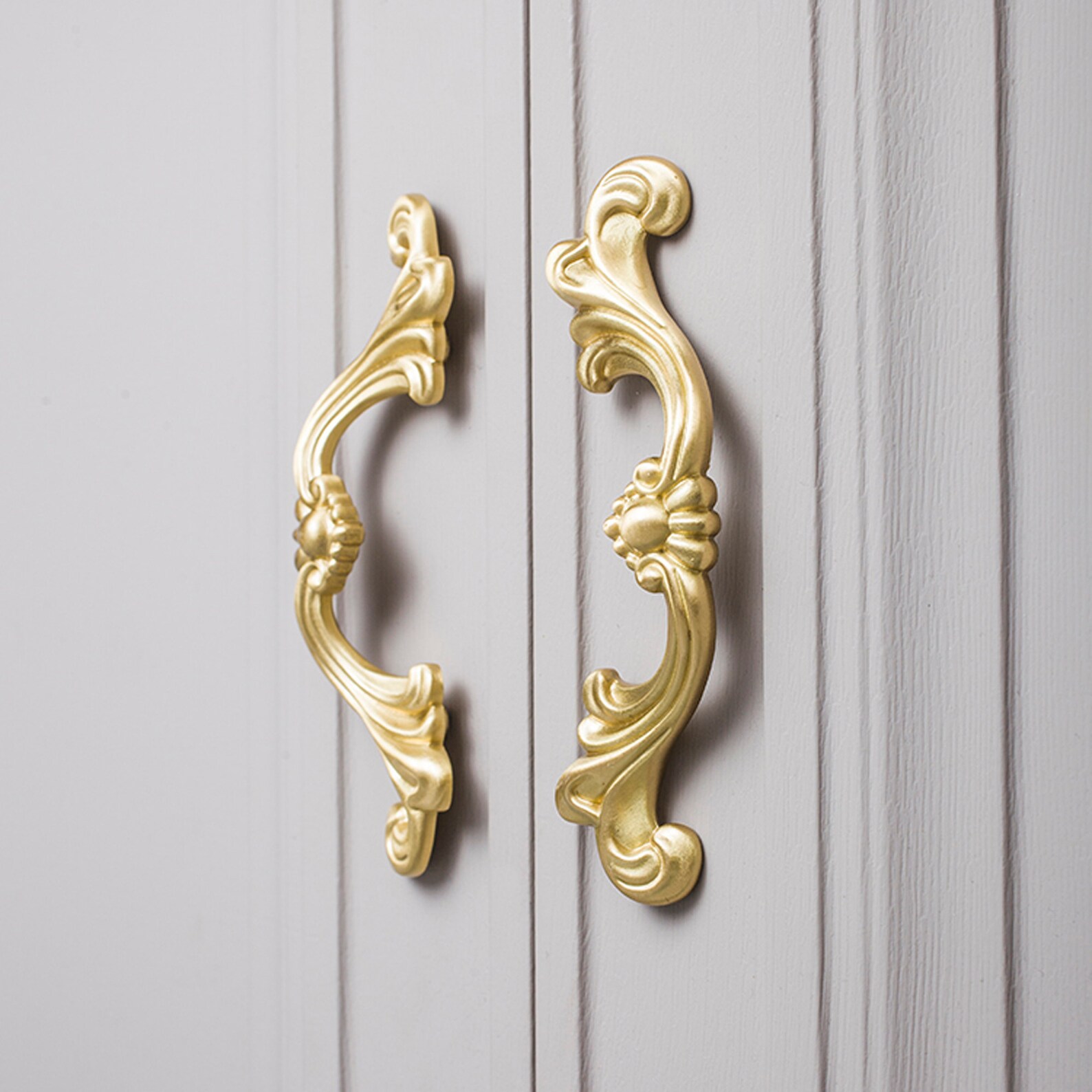 Brass Handle American European-style French Retro Handle - Etsy