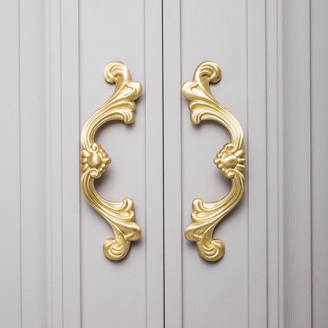 Brass Handle American European-style French Retro Handle Drawer ...