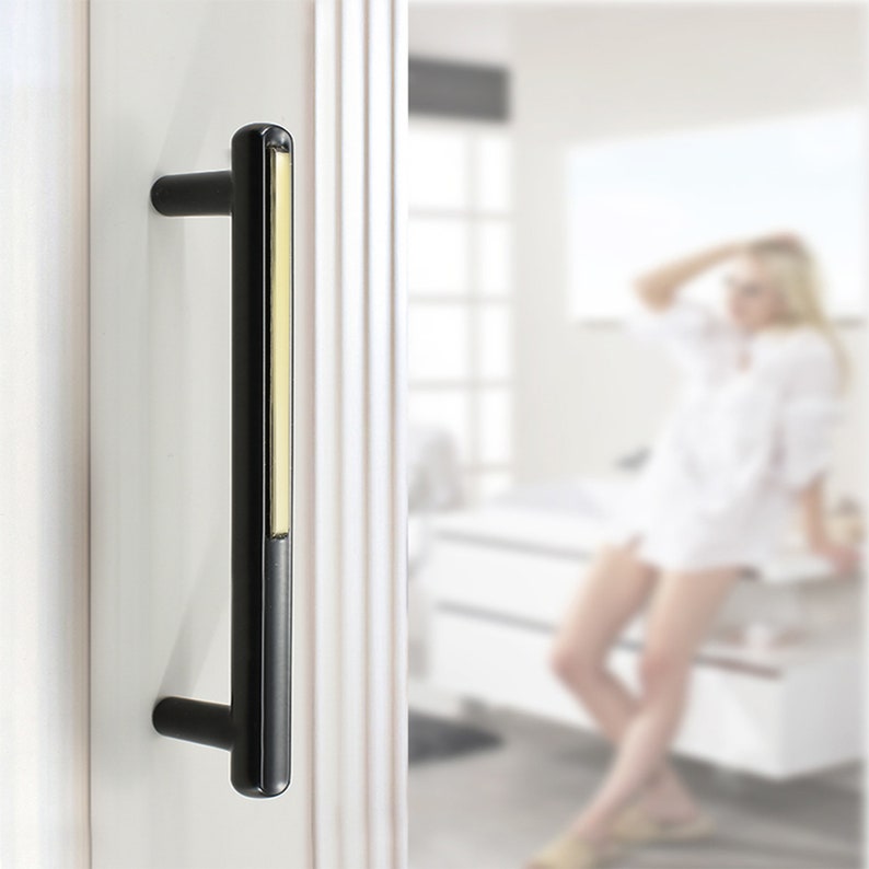 Black Cabinet Door Handle Light Luxury Modern Wardrobe Handle - Etsy