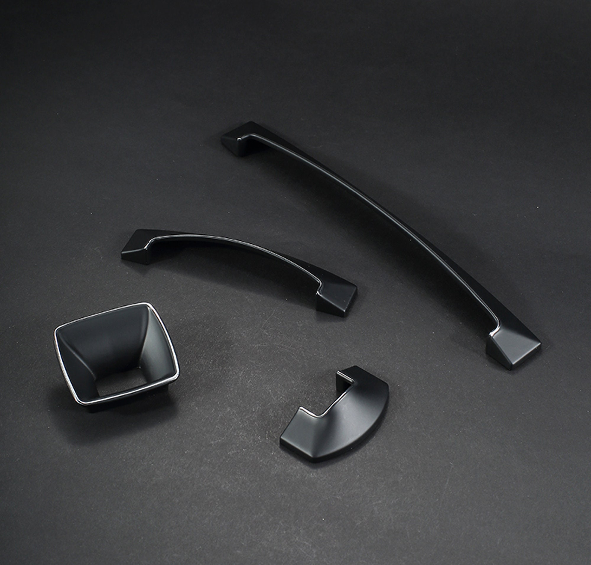 Simple Black Drawer Handle Cabinet Door Handle Wardrobe Handle | Etsy