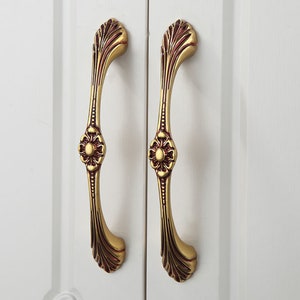 Pure Copper Handle Cabinet Door European Antique Cabinet Wardrobe ...