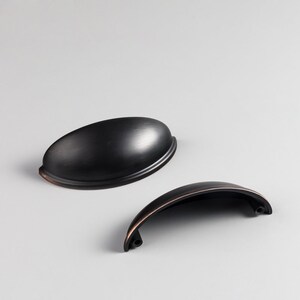 Shell Handle Black European Retro Drawer Chinese Cabinet Door Handle ...