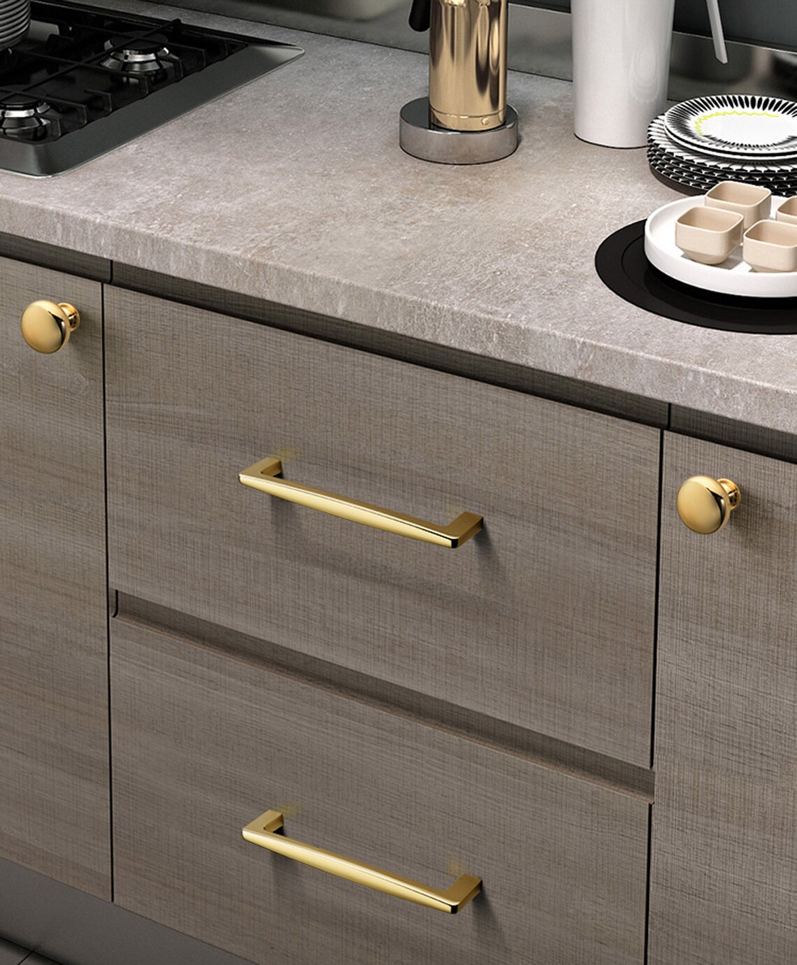Cabinet Handles Wardrobe Drawer Handles Modern Simple - Etsy