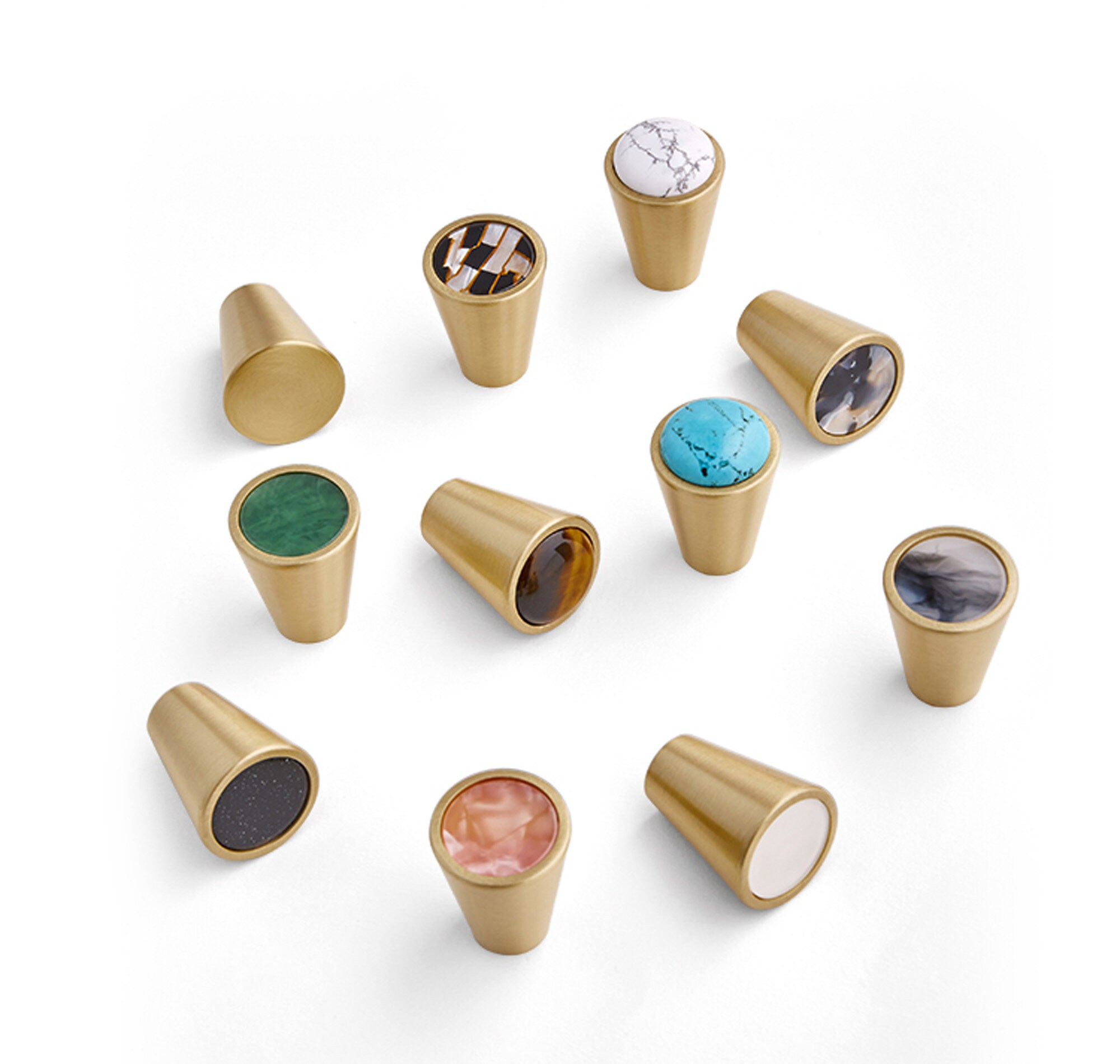 Door handle modern minimalist pure copper cupboard cabinet | Etsy