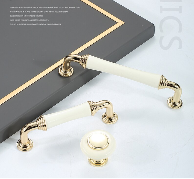 Wardrobe Handle Golden Handle Cabinet Door Cupboard White - Etsy