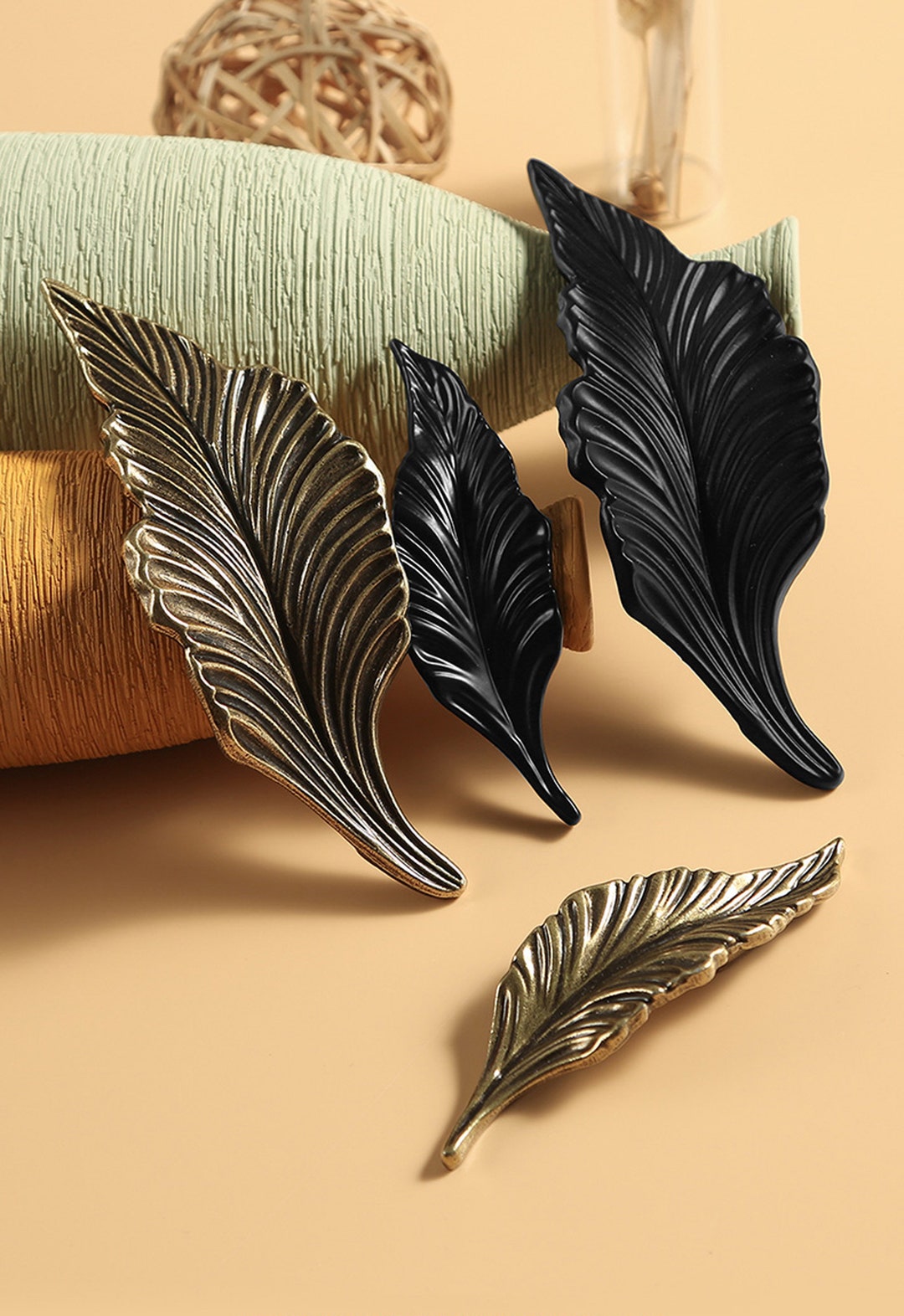 Black Creative Wardrobe Door Handle, Simple European Cabinet Wardrobe ...