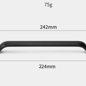 Modern Simple Black Wardrobe Door Handle Black Cabinet Handle - Etsy