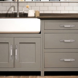 Modern Simple Silver Cabinet, Wardrobe, Drawer Handle, Nordic Kitchen ...