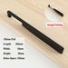 Black Handle Dumb Black Drawer Small Handle Cabinet Door - Etsy