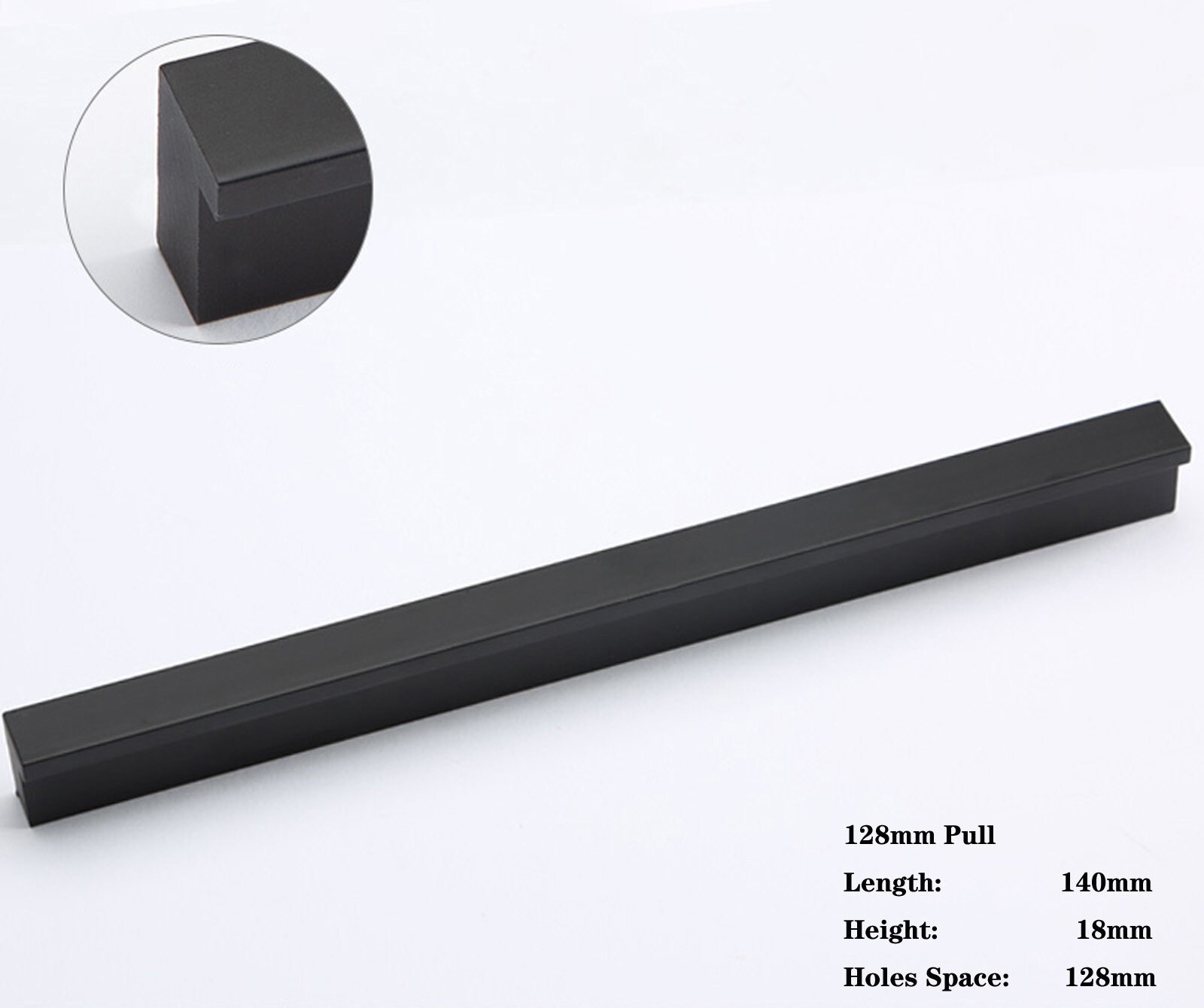 Aluminum Alloy Cabinet Door Handle American Black 1 Meter Long | Etsy