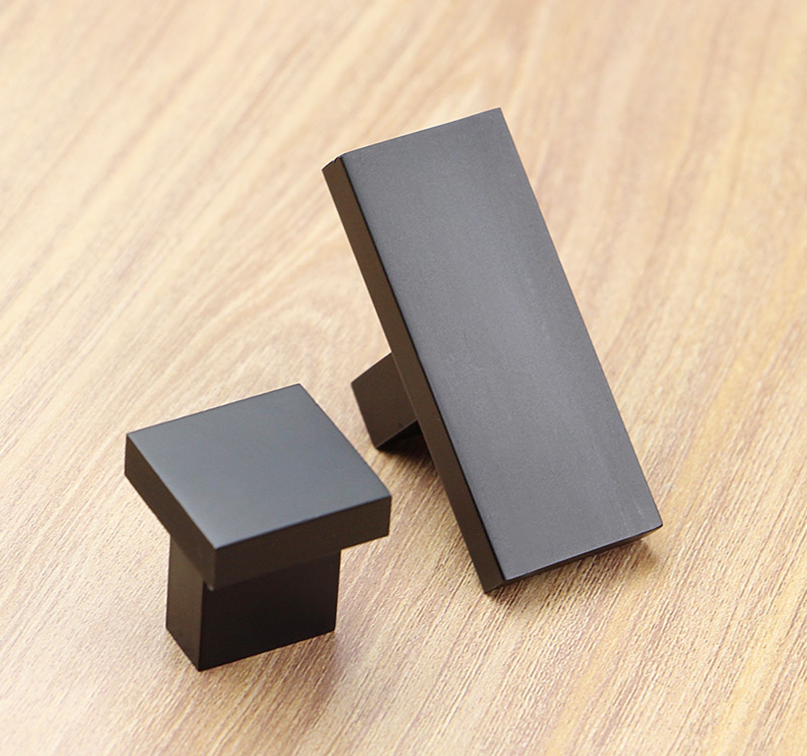 Modern Simple Cabinet Wardrobe Door Handle Black Widened | Etsy