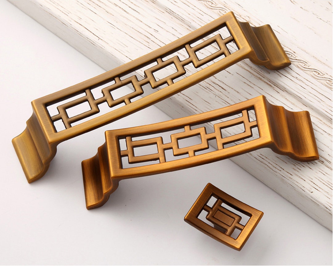 European Pastoral Single Hole Handle Drawer Closet Wine Cabinet Door ...