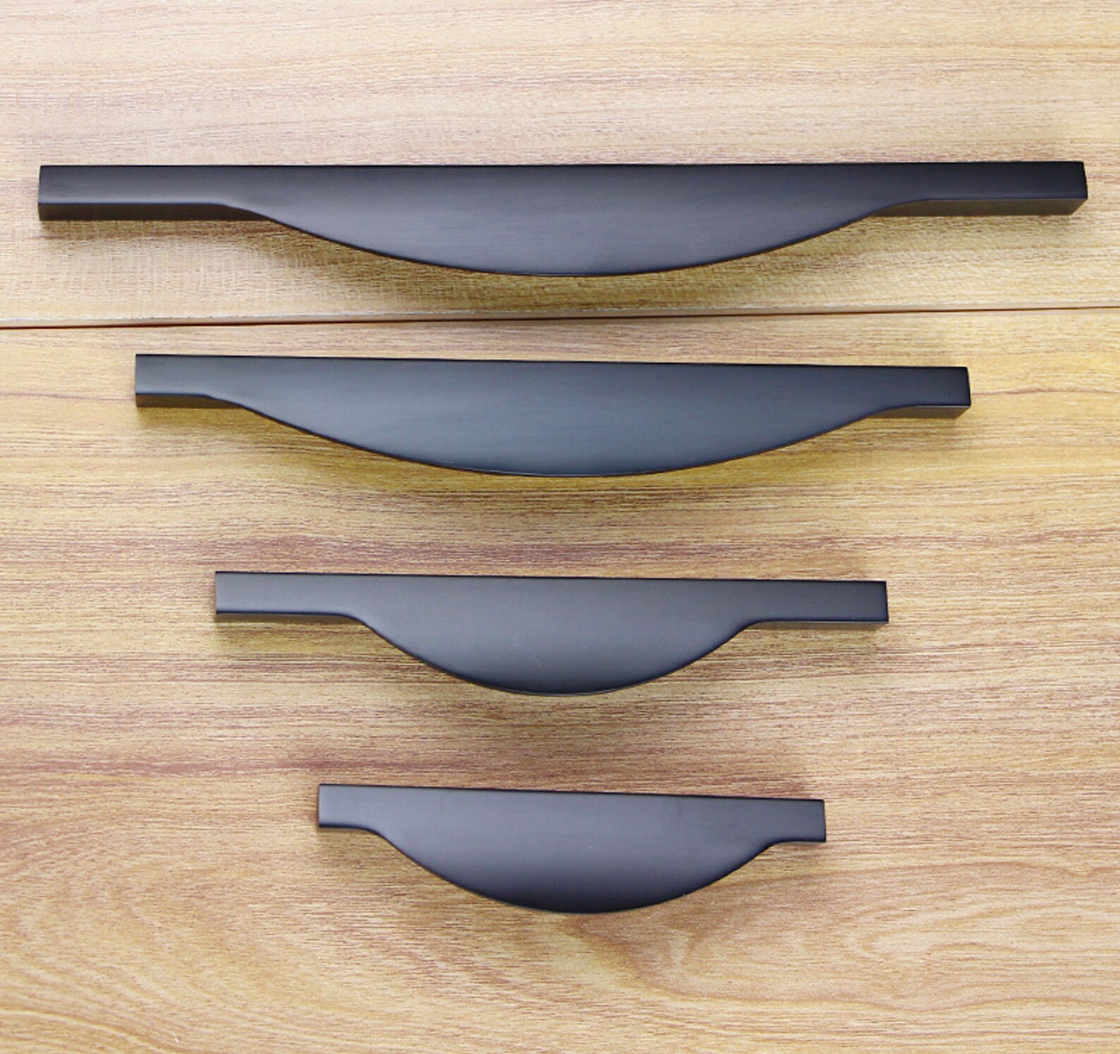 Aluminum Alloy Cabinet Door Handle American Black Cabinet - Etsy