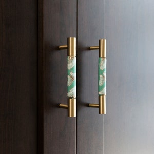 Modern Simple Brass Cabinet Door Handle Straight Strip Solid - Etsy