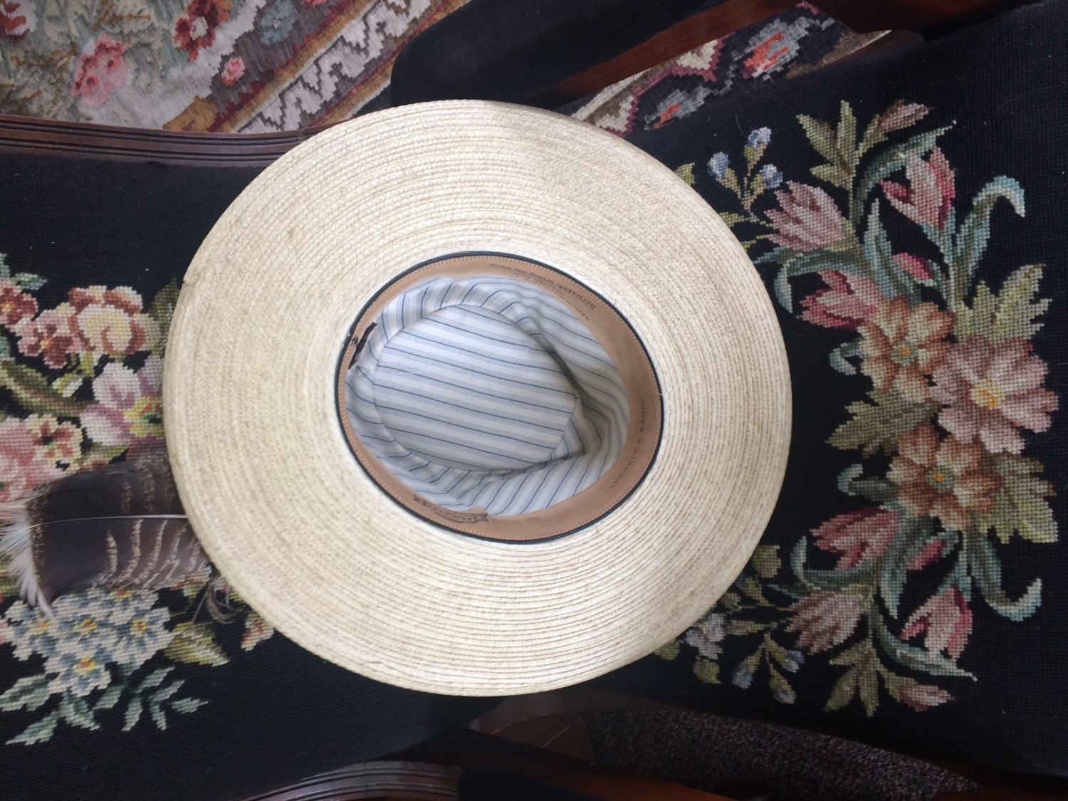 RESERVED for Gini Fabulous Vintage Double D Ranch Spring Hat Dylan Size ...