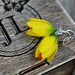 Handcrafted Crocus Flower Earrings – Lightweight & Durable Cold ...