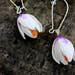 Handcrafted Crocus Flower Earrings – Lightweight & Durable Cold ...