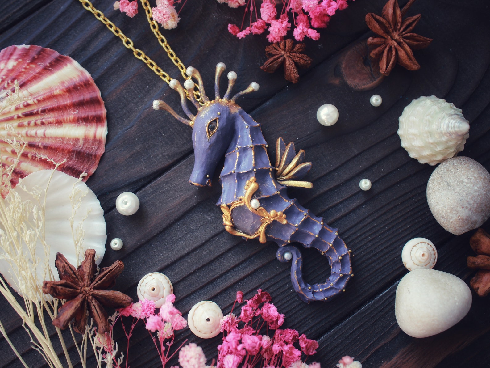 Fantastic Seahorse Pendant ~ Jewelry Design ~ Sea Jewelry for Fashion ...
