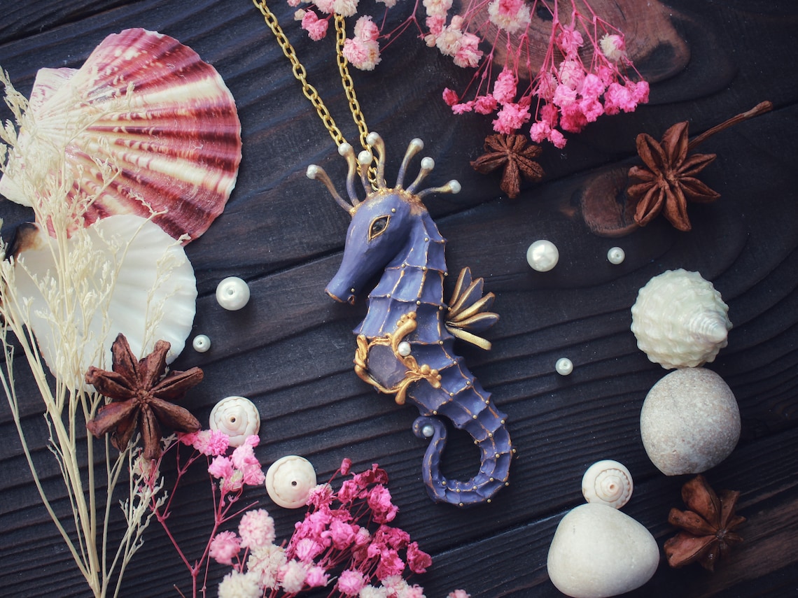 Fantastic Seahorse Pendant ~ Jewelry Design ~ Sea Jewelry for Fashion ...