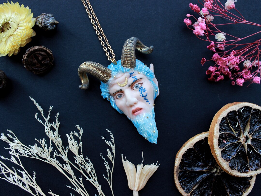 Pan Satyr of Greek Mythology ~ Art Jewelry ~ Handmade Pendant Made From ...