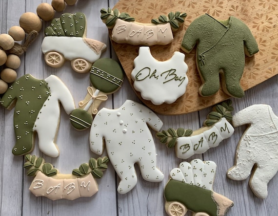 Neutral Baby Shower Cookies - Etsy