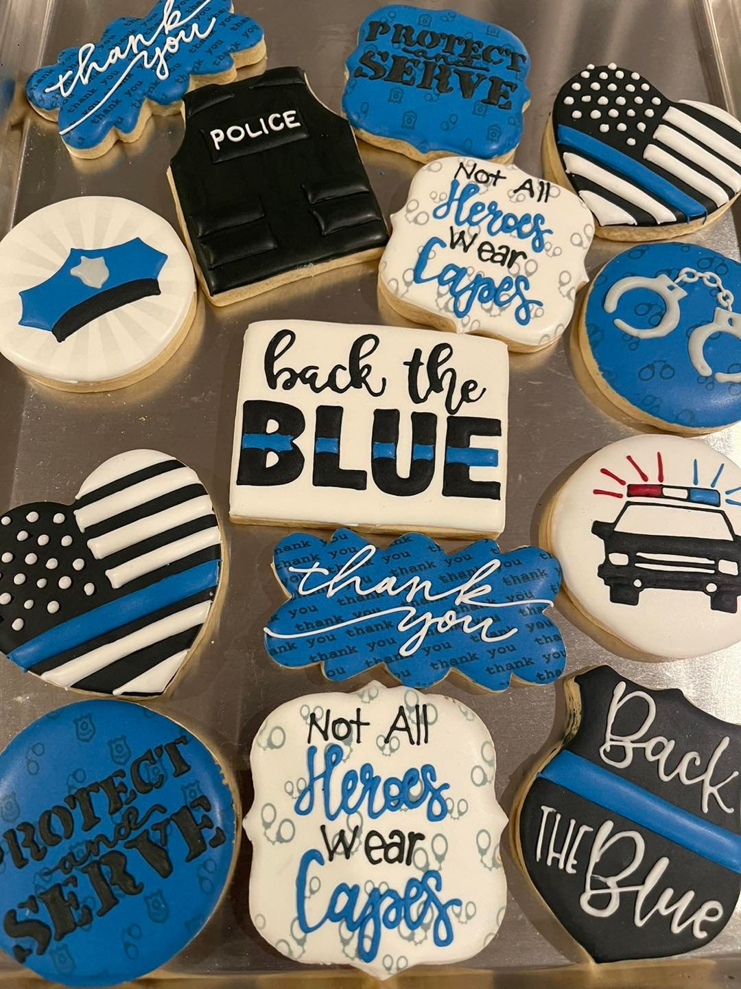 Law Enforcement Appreciation Decorated Cookies - Etsy
