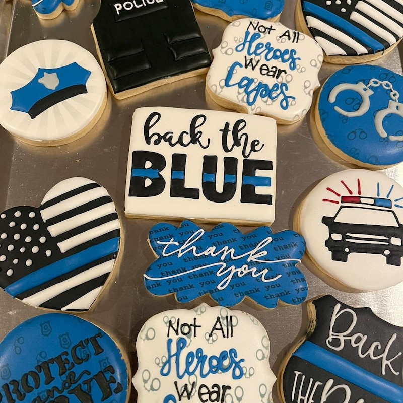 Police Car Cookies - Etsy