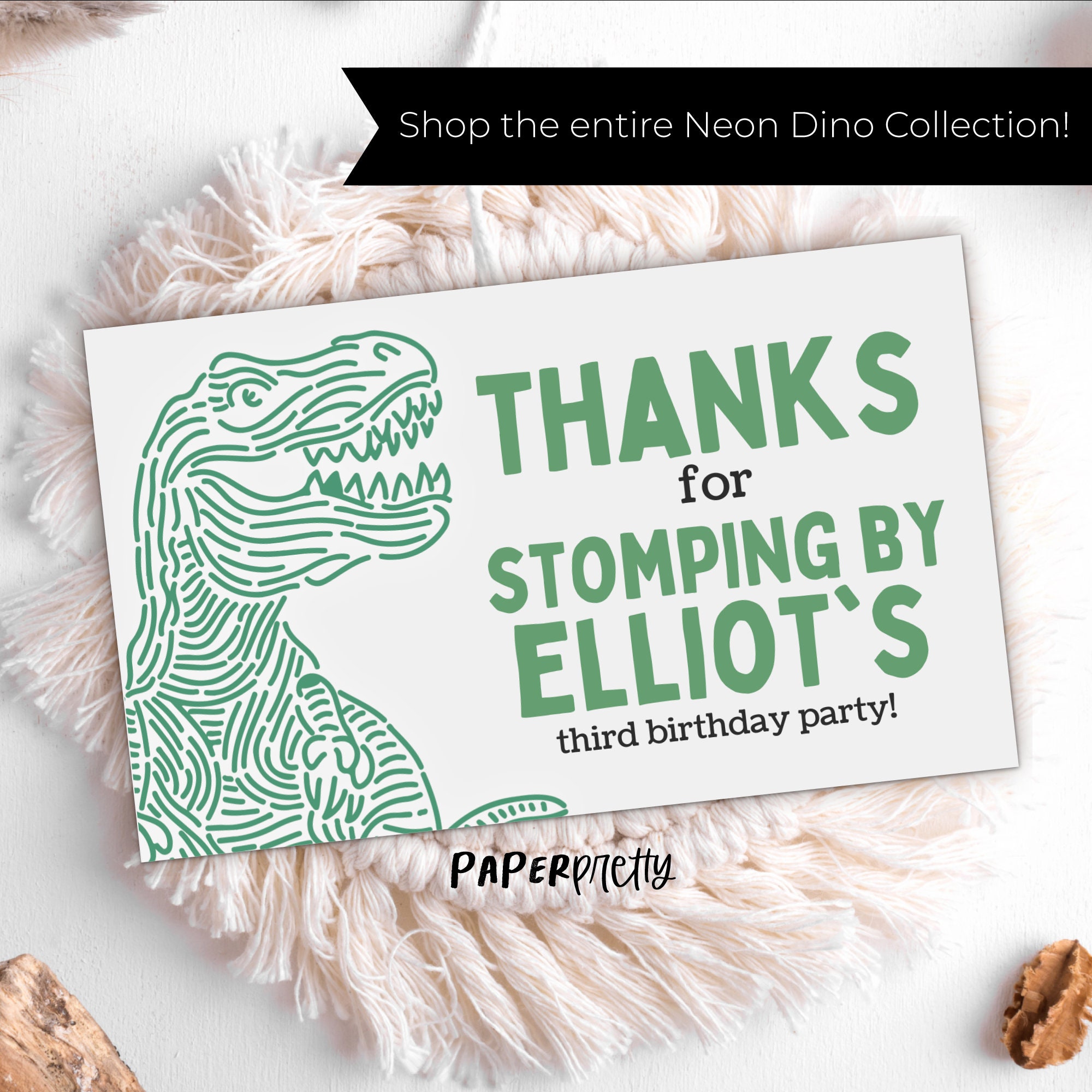 Three Rex Third Birthday Party Sign, Dinosaur Party Theme, Party Like ...