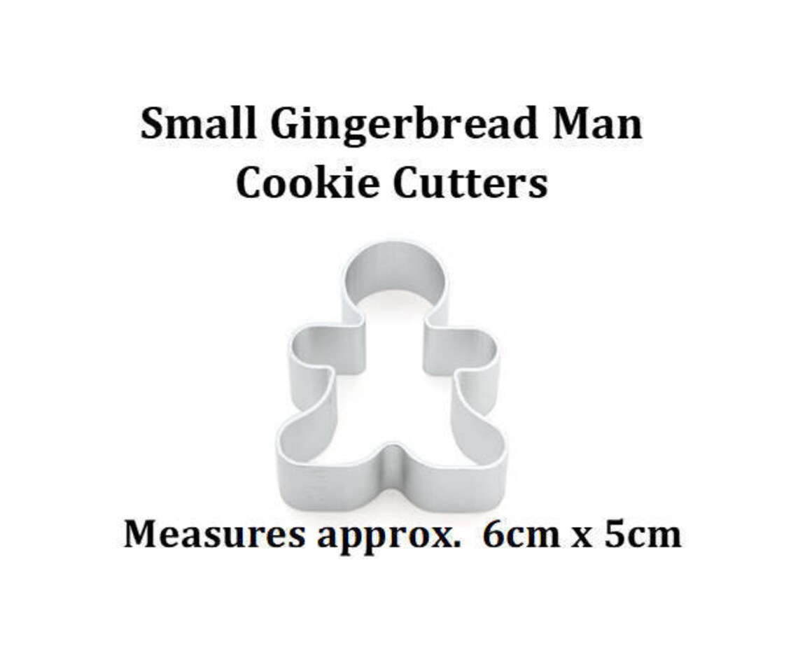 Small Gingerbread Man Cookie Cutter for Fondant Decorating | Etsy