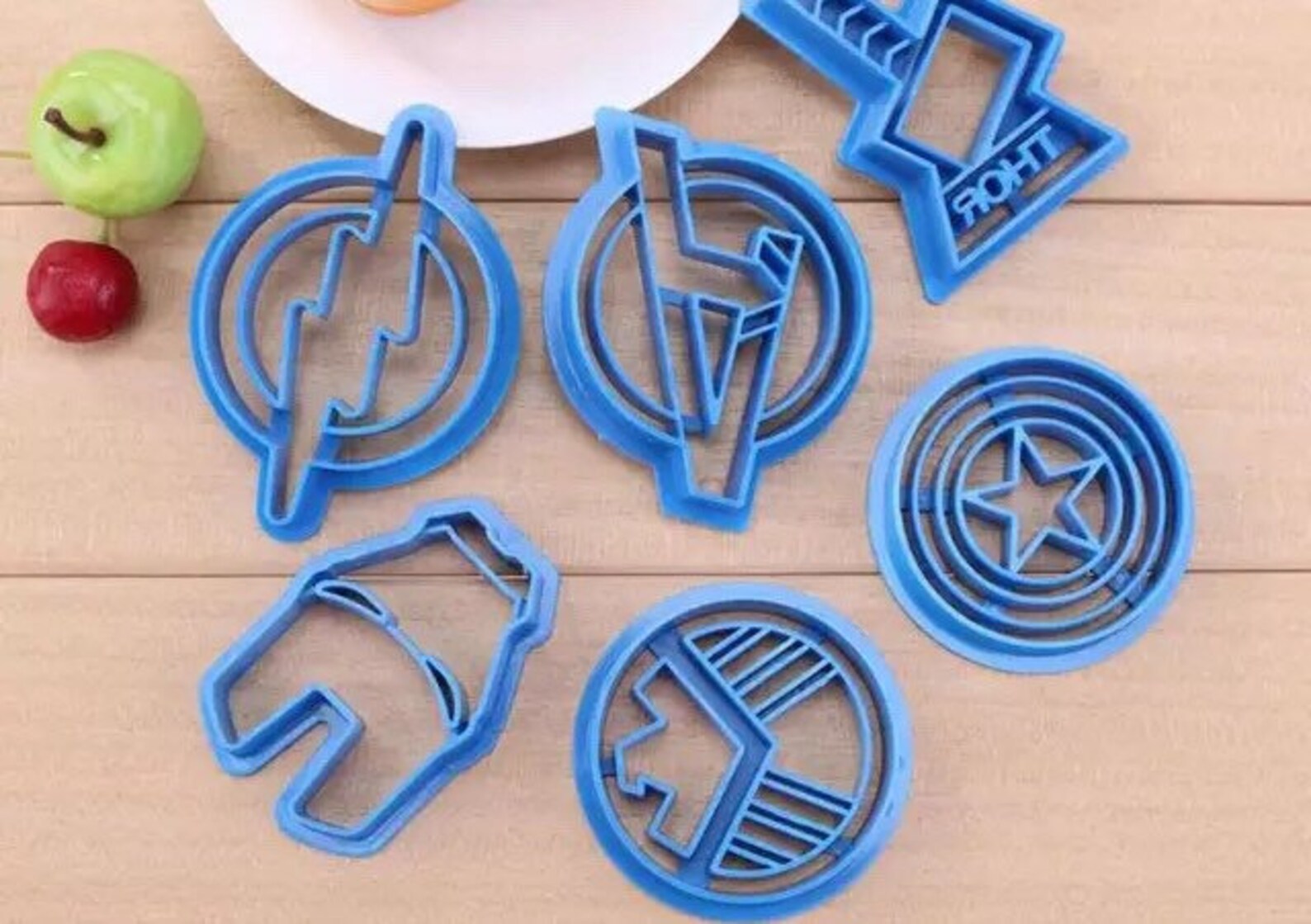 6 Superhero Cutters for Cake Decorating - Etsy