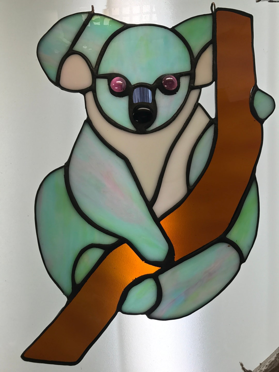 Koala Stained Glass MADE-TO-ORDER - Etsy