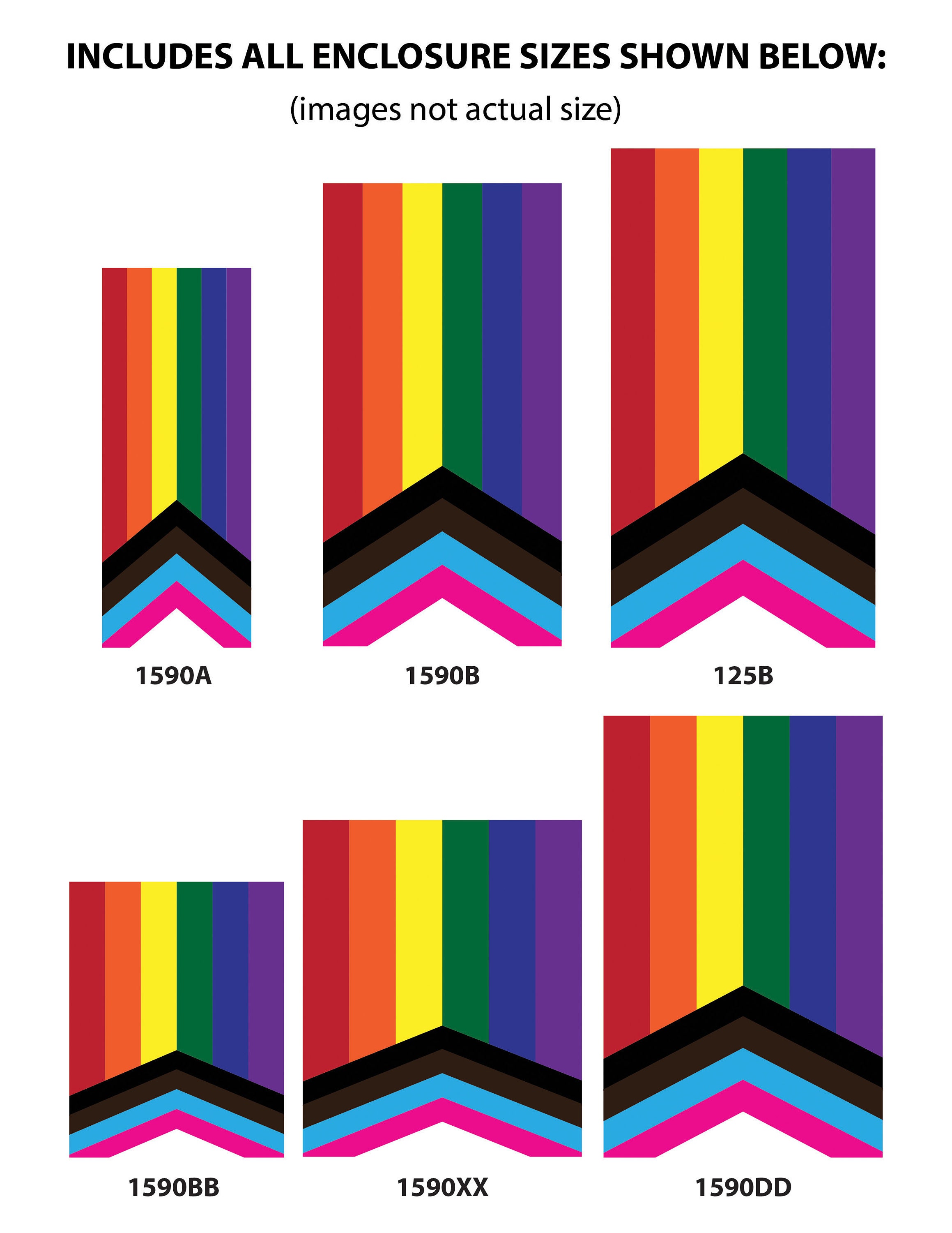 LGBT Progress Pride Flag - Ready-to-print Guitar Effects Pedal Artwork ...