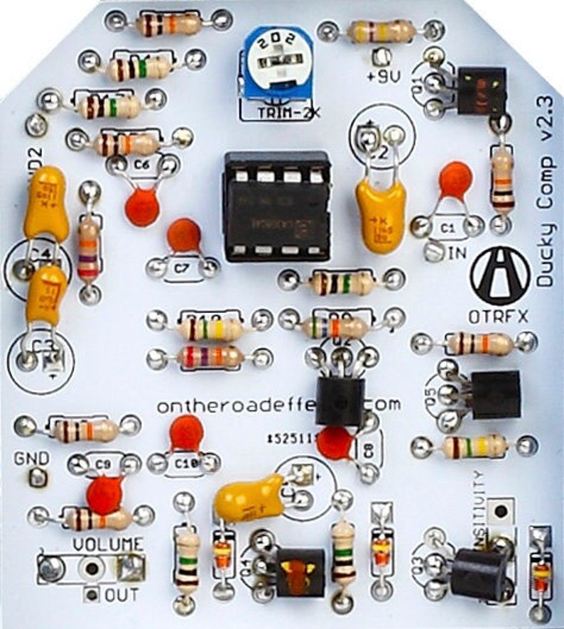 Ducky Comp PCB - Build Your Own Vintage Dyna Comp Compressor! - Etsy