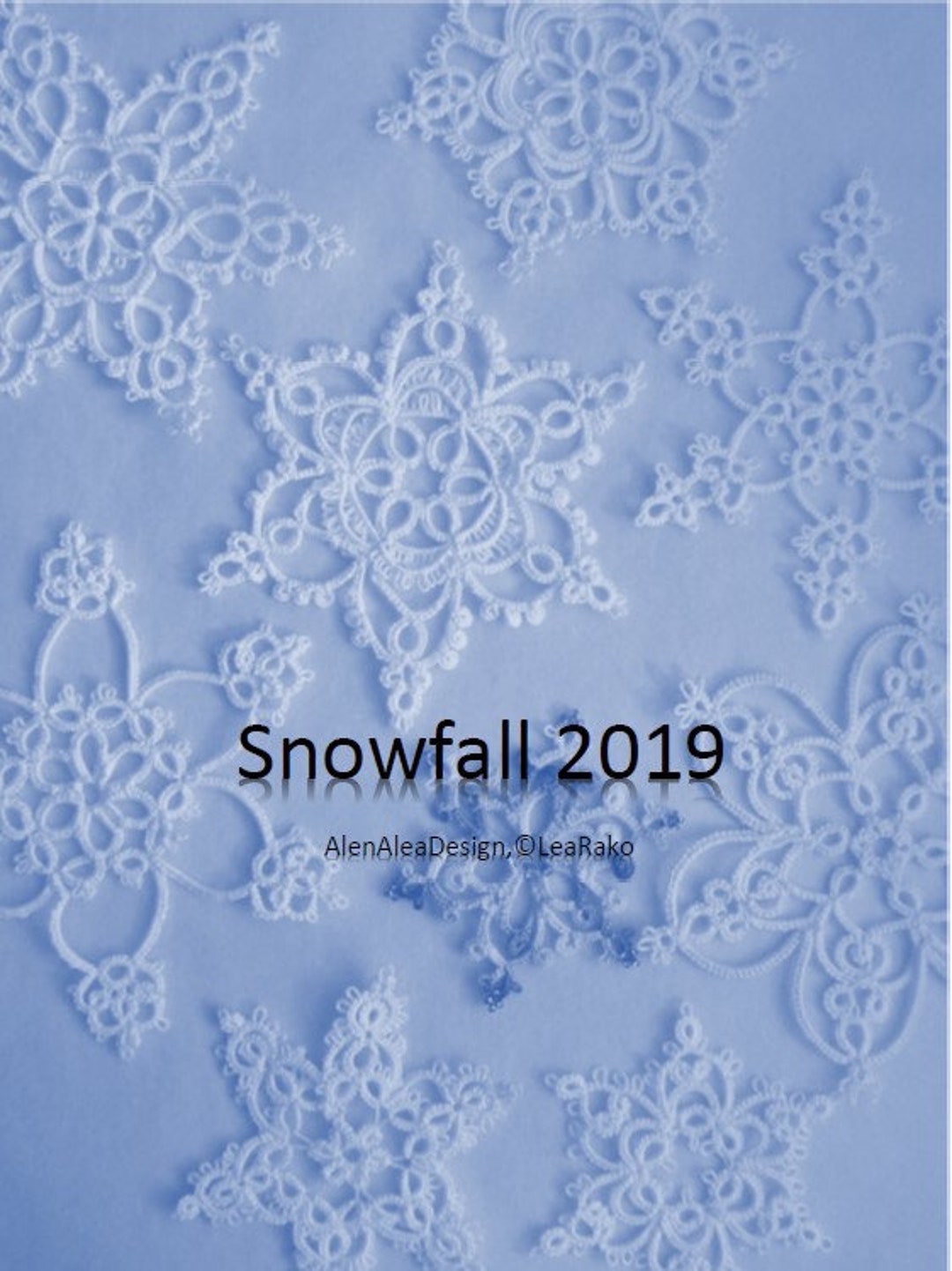 Tatted Snowflake Patterns, Christmas E-book, Pdf Digital Instant ...