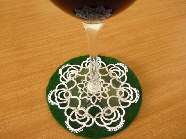 Tatting E-pattern Tatted Coaster Doilyvisual Pattern Lace - Etsy