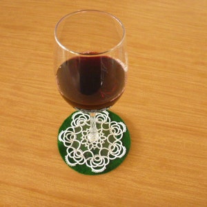 Tatting E-pattern Tatted Coaster Doily,visual Pattern Lace Pattern ...