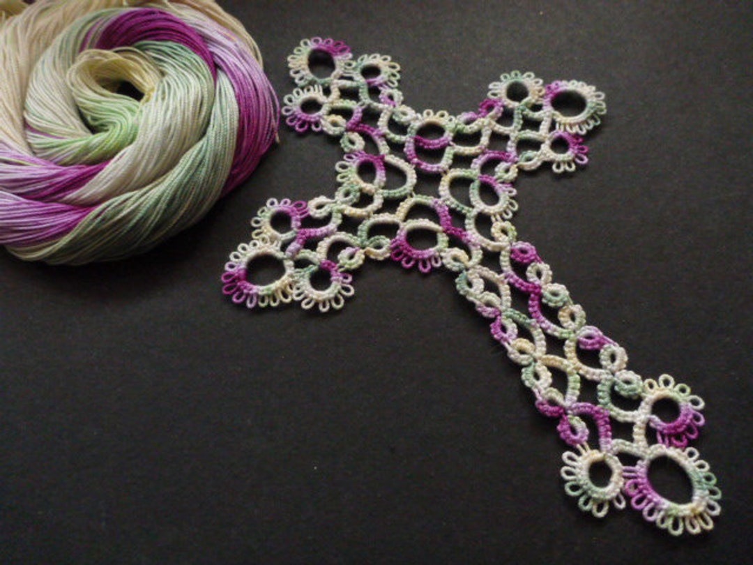 TULIP Tatting Cotton Thread, Alenaleadesign, Spring Colors, Tatted Lace ...