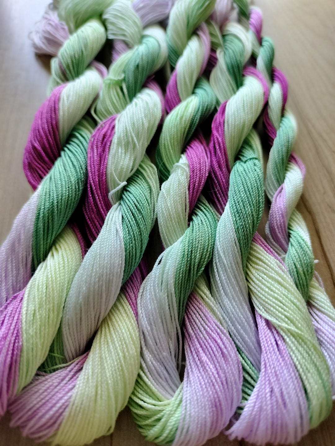 TULIP - Tatting Cotton Thread, Alenaleadesign, Spring Colors, Tatted ...