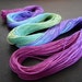Winter Rainbow Cotton Yarn Thread for Tatted Lace, Rainbow Hand Dyed ...