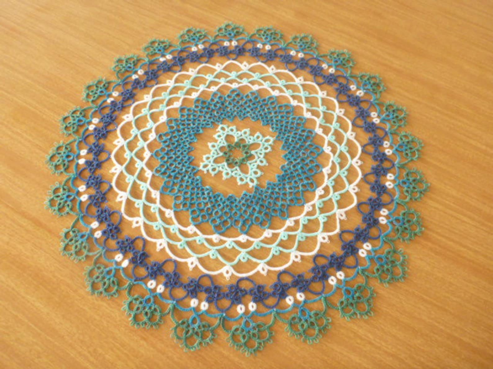 Solaris by Jon Yusoff, Tatted Doily Visual E-pattern , Lace Pattern ...