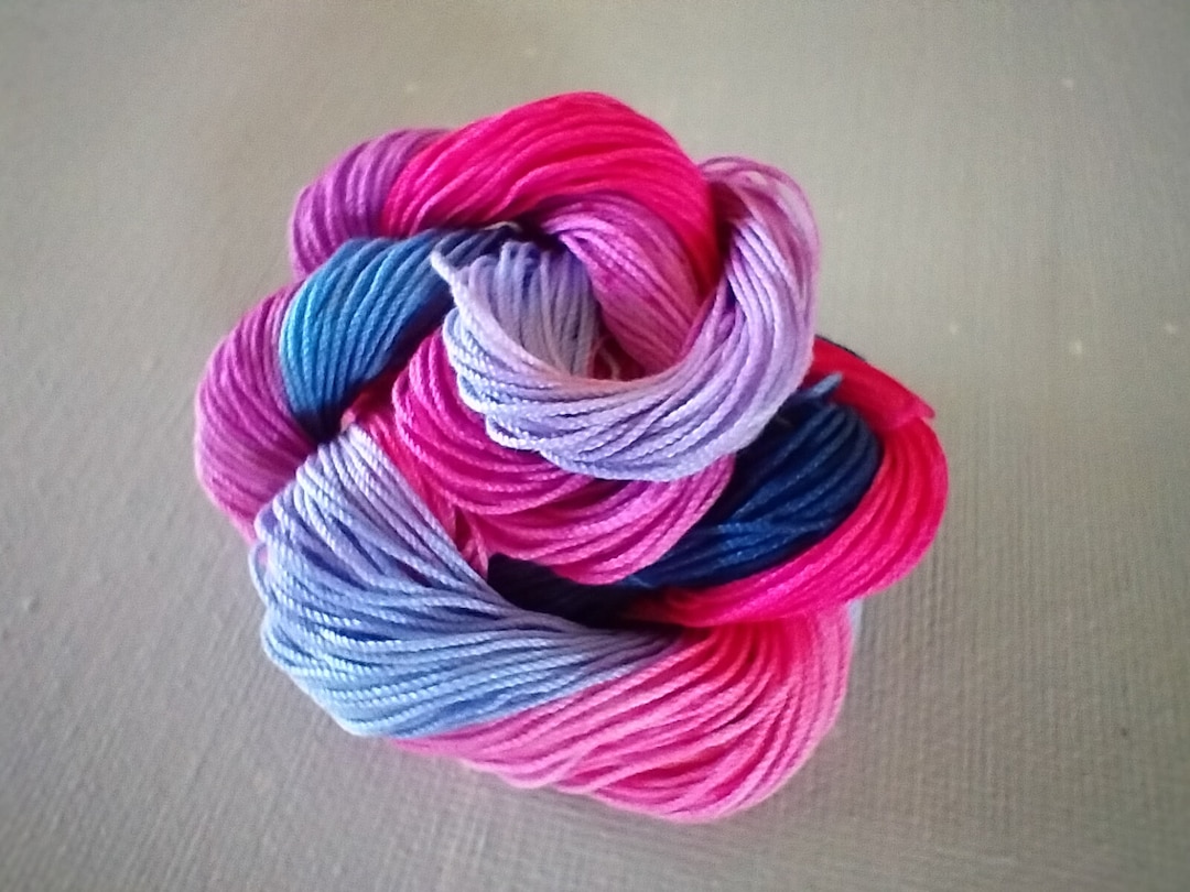 Berry Magic, Tatting Hand Dyed Thread Size 10 to 80, Pink-purple ...