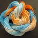 Hand Dyed regal Tatting Thread, Size 10 to 80, Orange, Blue, Variegated ...