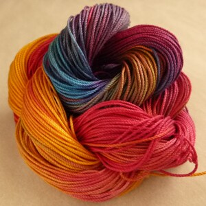 Tatting magic Alenaleadesign, Artisan Thread Sunset Color, Variegated ...