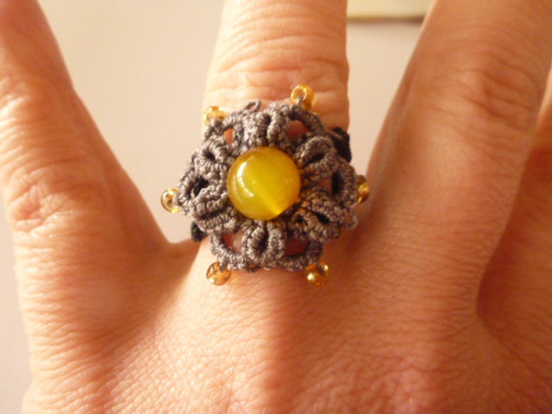 Tatted 3-D Ring Visual Tatting Pattern and Tutorial, Gift for Her ...
