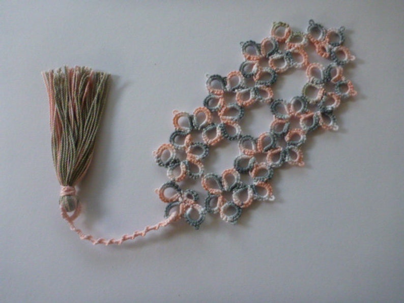 Tatted Bookmark Pattern Made With One Shuttle Galaxy Pdf - Etsy